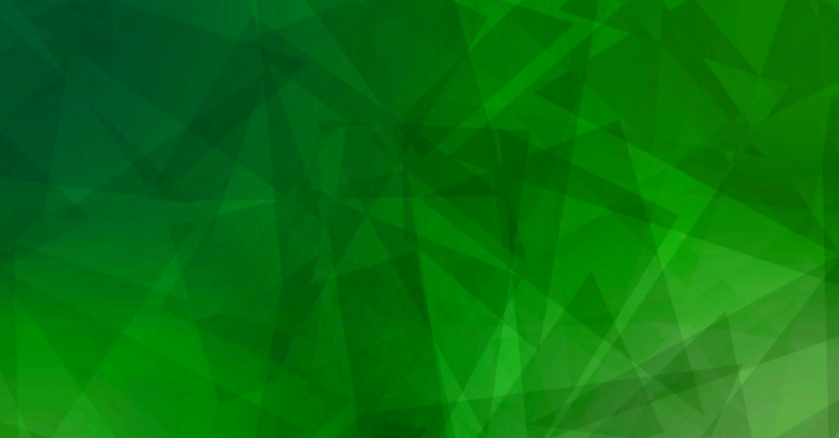 Geometric pattern animate video footage backdrop. green color. 4k