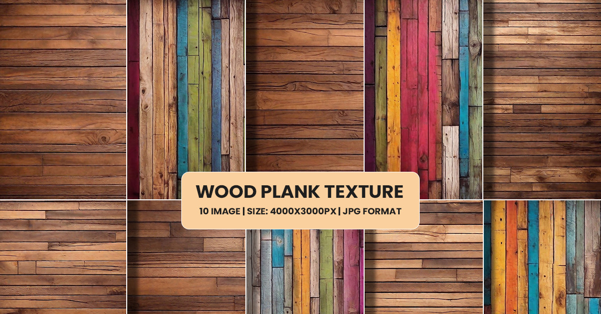 Colorful wood digital paper, texture background