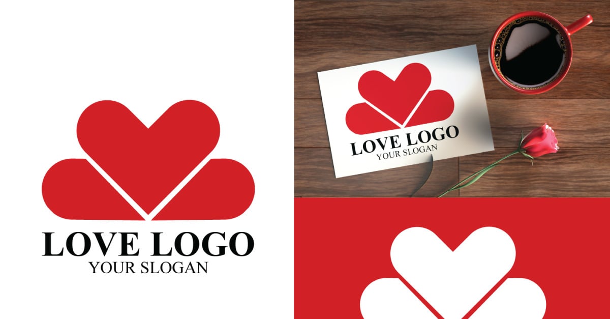 Creative Love Logo Template #368689 - TemplateMonster