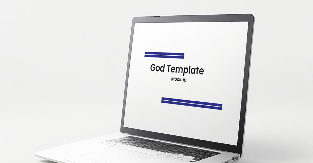 Laptop 7 Pack Bundle Mockup #368872 - TemplateMonster