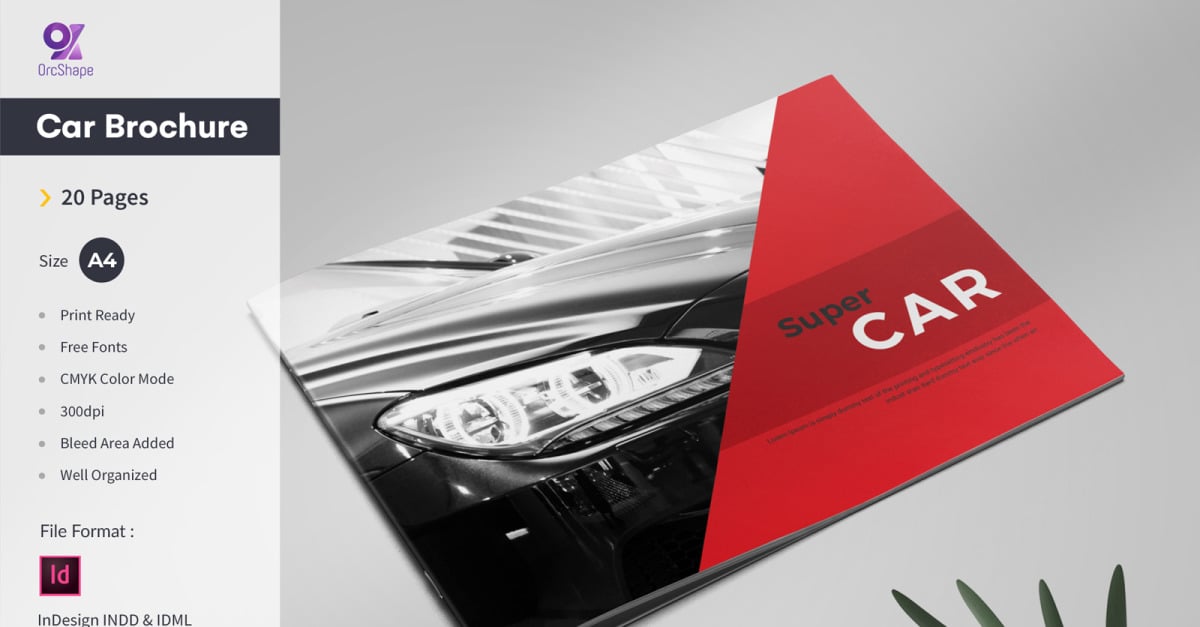 Folheto do portfólio de carros modernos - TemplateMonster