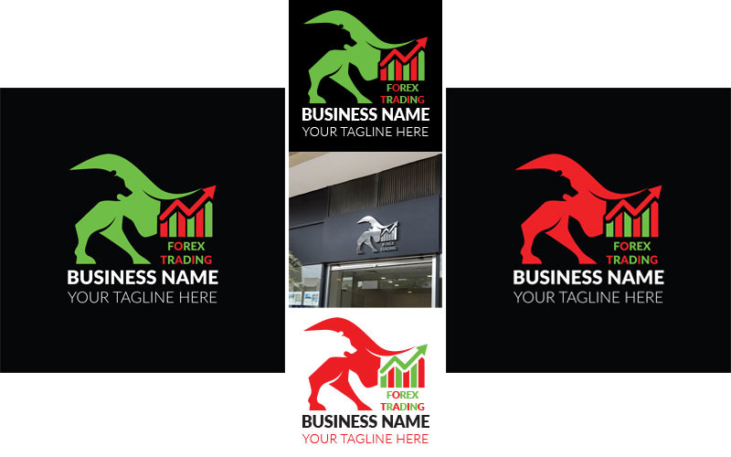 Forex trading logo template #369083 - TemplateMonster