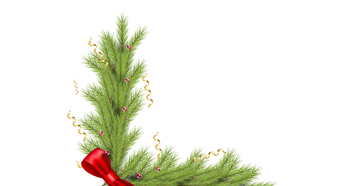 Christmas frame and borders collection Vector christmas garland corner ...