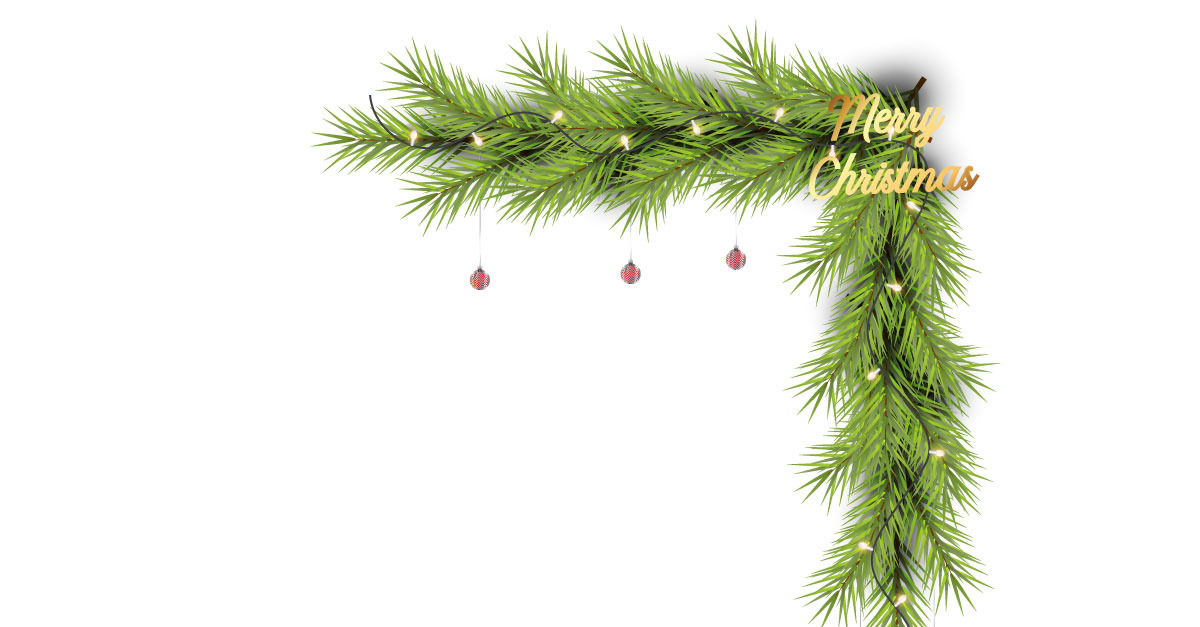 Vector christmas frame and borders collection Vector christmas corner style