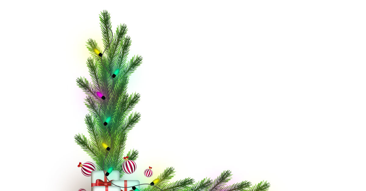 Vector christmas frames and borders collection Vector christmas garland ...