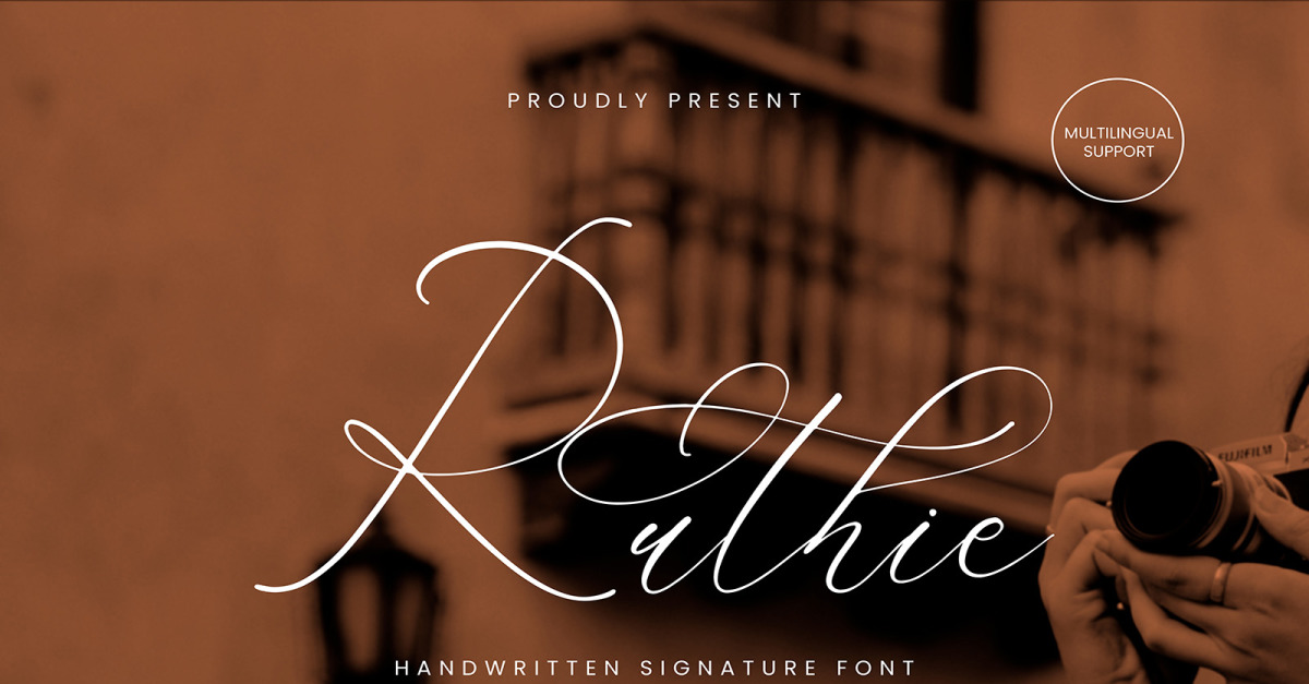 Ruthie - Handwritten Signature Font #369299 - TemplateMonster