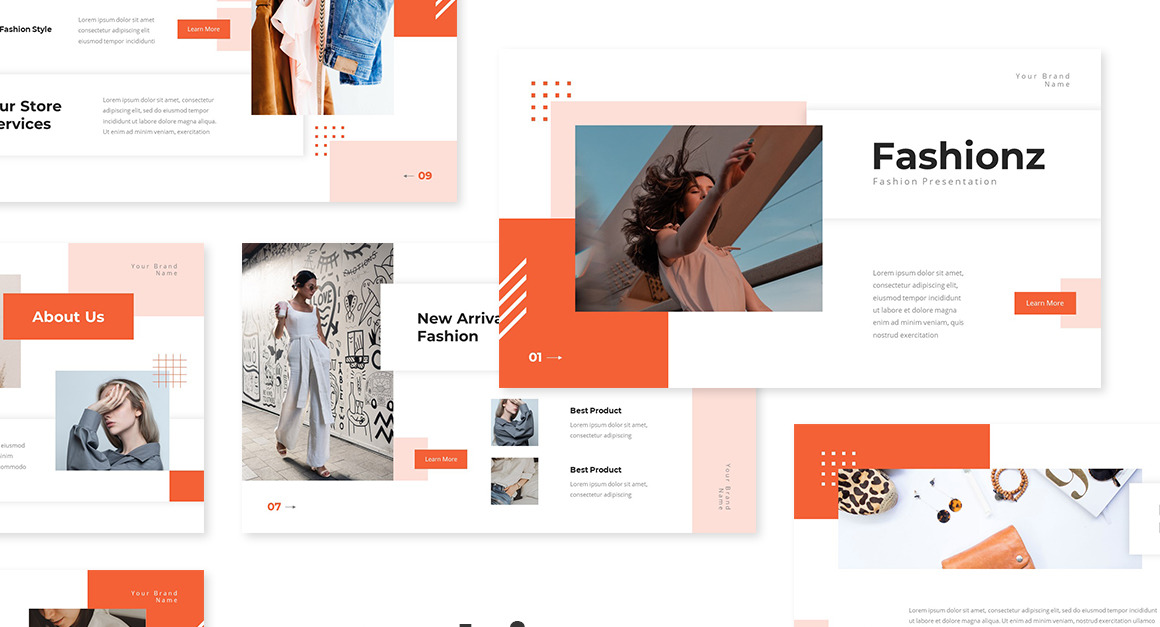 Fashionz - Fashion Powerpoint Template - TemplateMonster