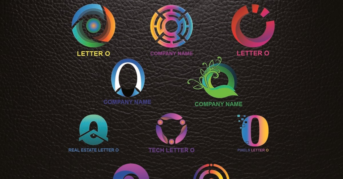 Letter O Logo Template For All Companies And Brands