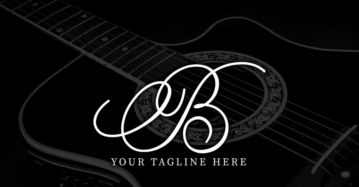 Calligraphy B letter Logo design #369932 - TemplateMonster