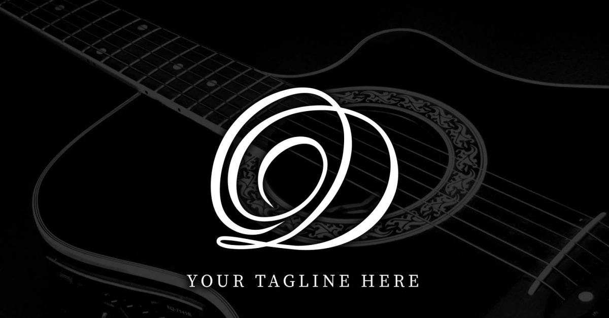 Calligraphy D letter Logo design #369937 - TemplateMonster