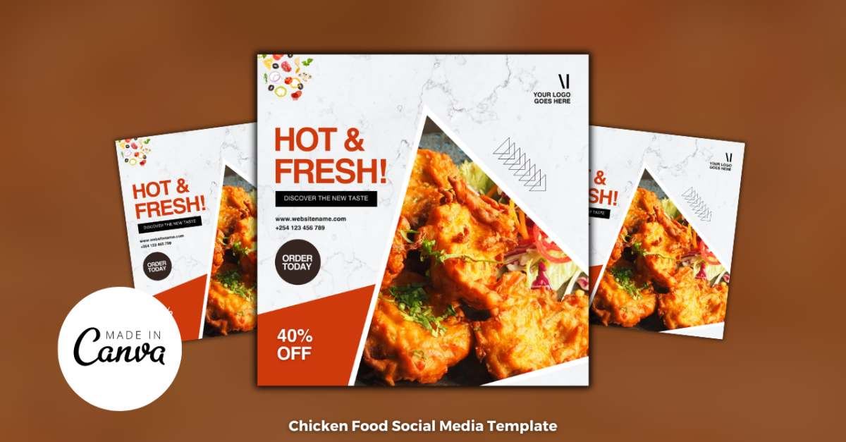 Chicken Restaurant Flyer Template #370084 - TemplateMonster