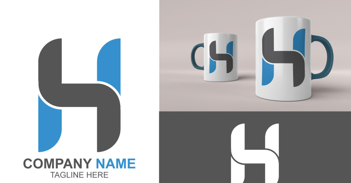 Modern H Harfi Logo Şablonu Tasarımı. - TemplateMonster