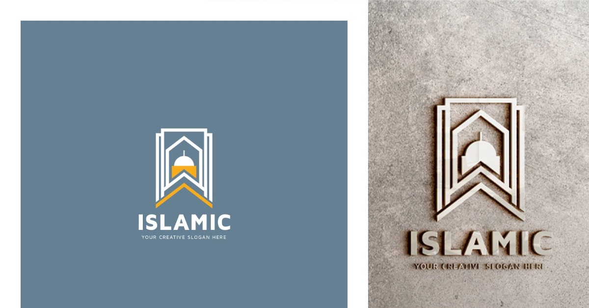 Modern Islamic Logo Design Template #370100 - TemplateMonster