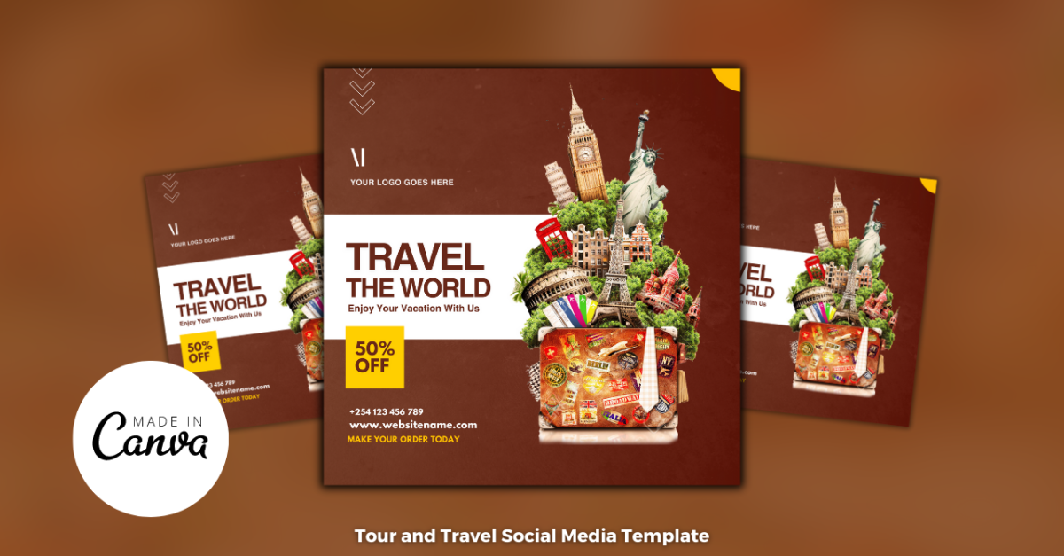 Tour & Travel Sale Template #370330 - TemplateMonster