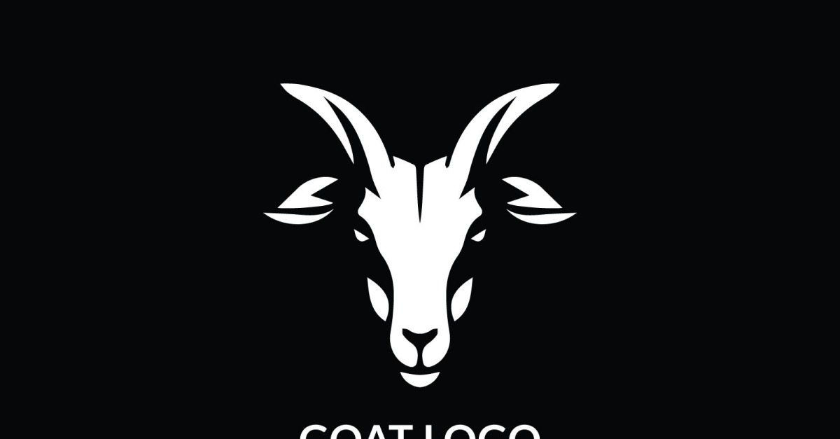İkonik Keçi Kafası Logo Şablonu #370445 - TemplateMonster