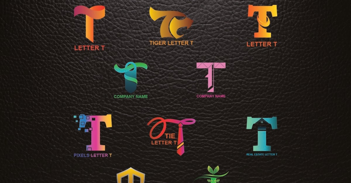 Letter T Logo Template For All Companies And Brands