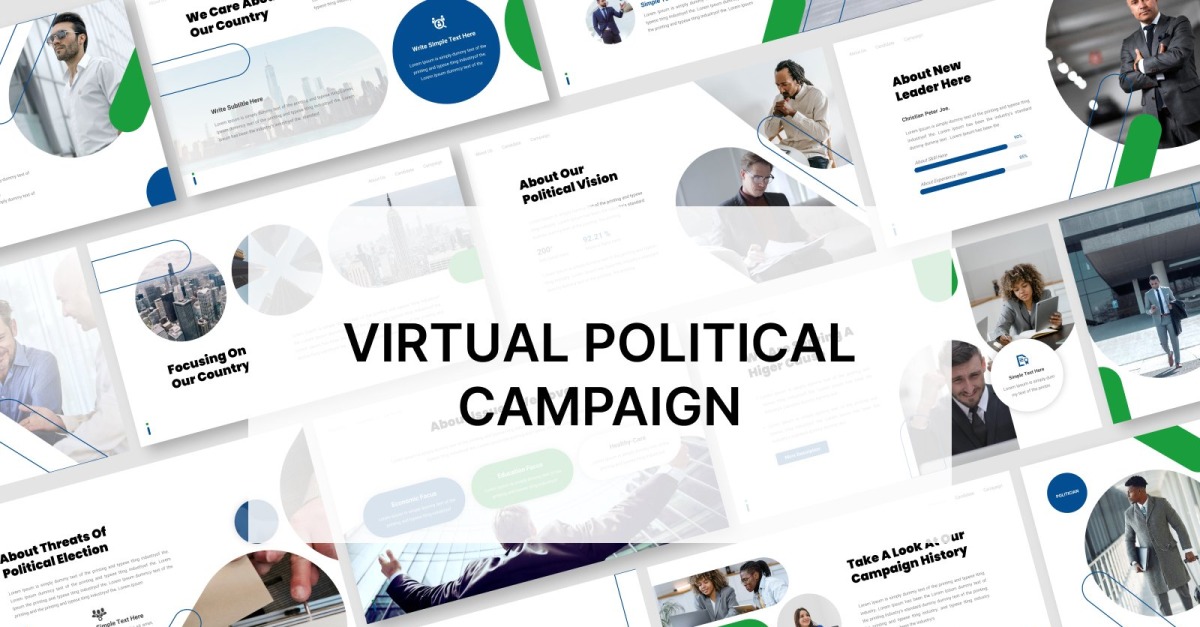 Virtual Political Campaign Google Slide Template
