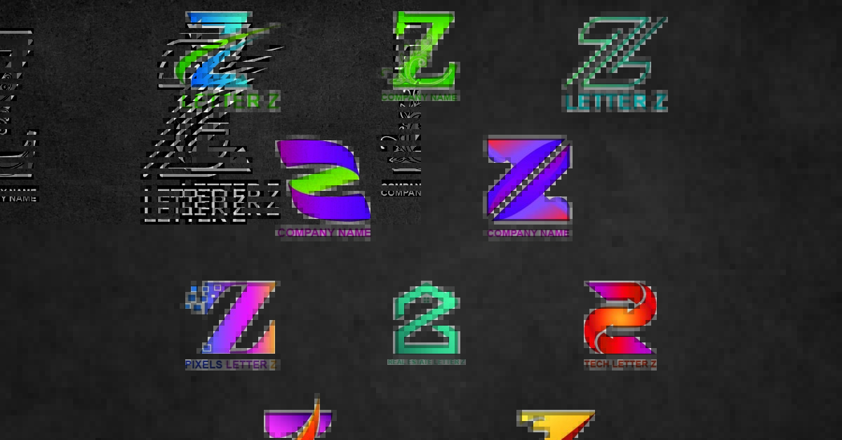 Modèle de logo lettre Z pour toutes les entreprises et marques