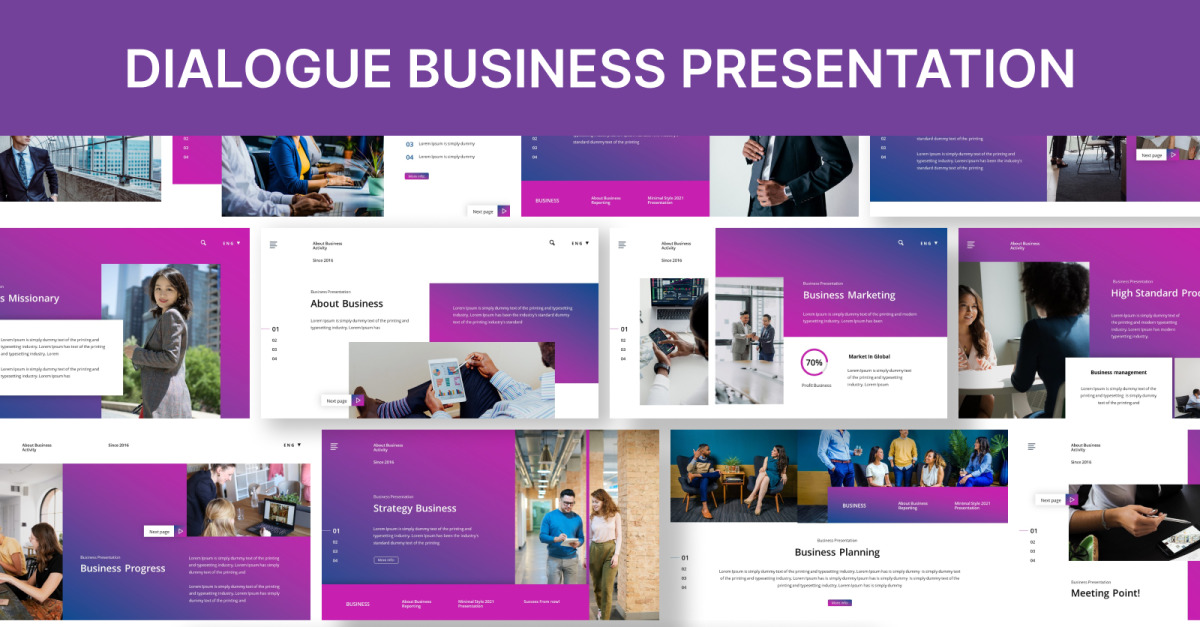 Dialogue Business Google Slides Presentation
