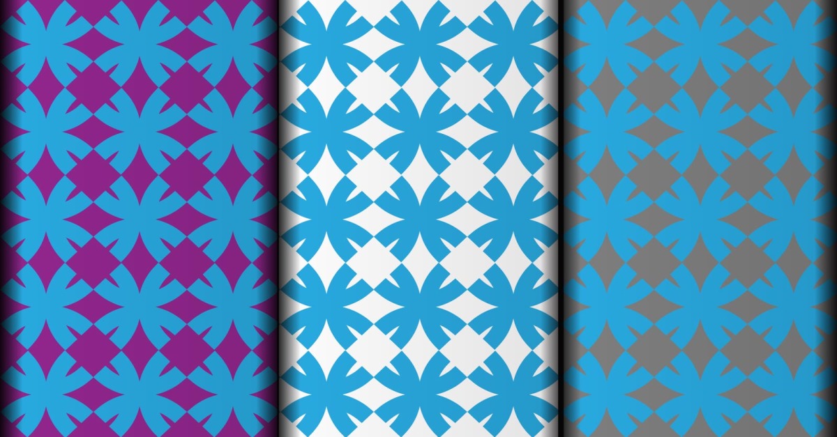 Seamless vector geometric pattern design template