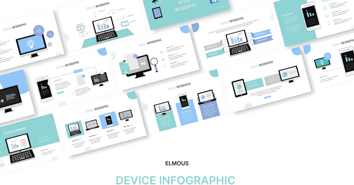 Device Infographic Google Slides Template - TemplateMonster