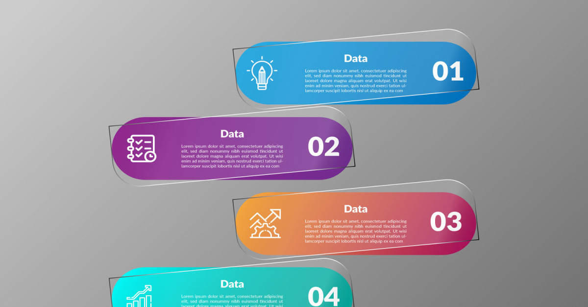 Simple vector infographic flowchart design - TemplateMonster