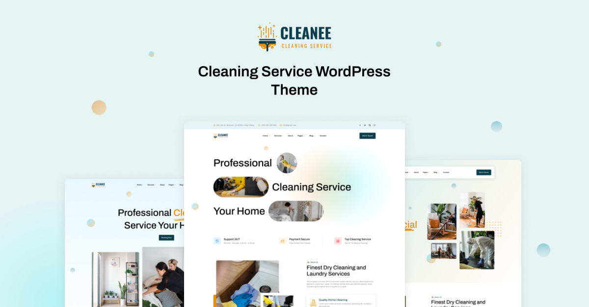 Cleaner - Tema de WordPress para servicios de limpieza