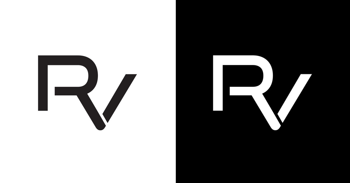 字母 rv、vr 抽象公司或品牌标志设计 #372463 - TemplateMonster