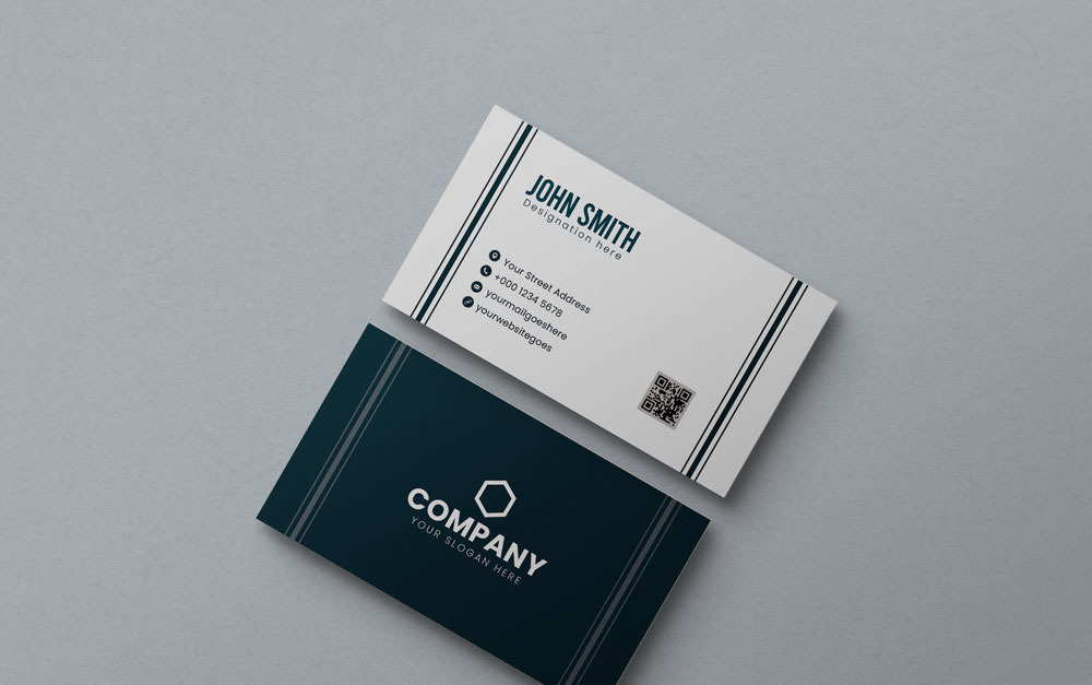 Minimalist business card layout #372591 - TemplateMonster