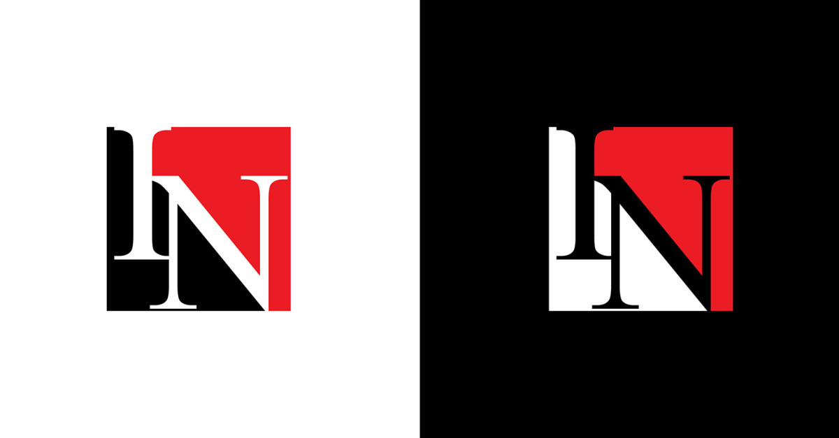 Letter in, ni abstract company or brand Logo Design