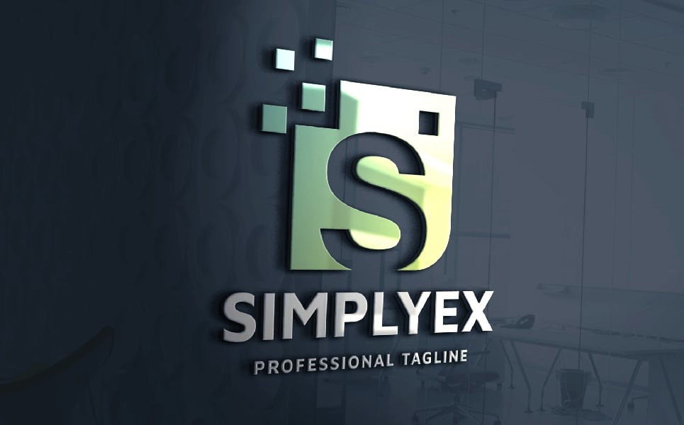 Simplyex Harf S Pro Kutu Logosu #372616 - TemplateMonster