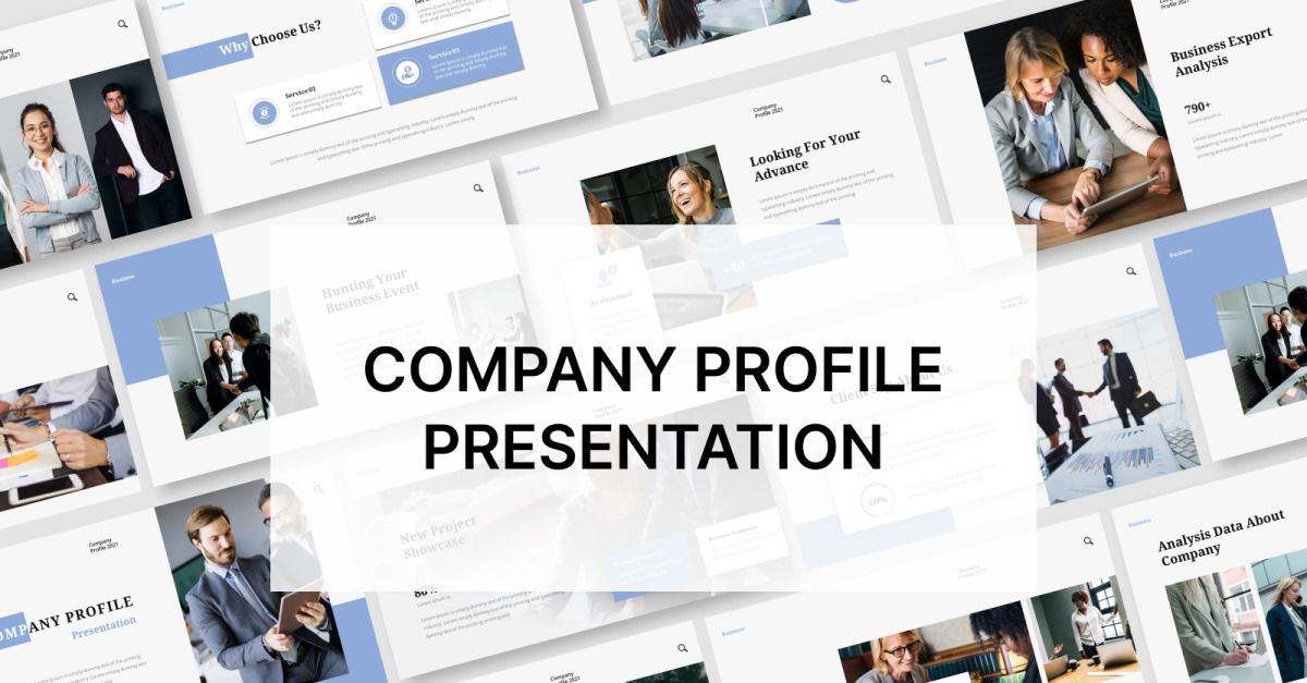 Company Profile Keynote Presentation Template