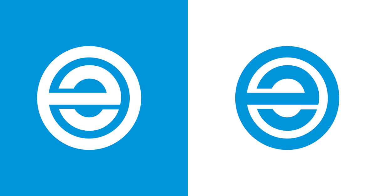 Oe, eo Lettre abstraite entreprise ou marque Logo Design