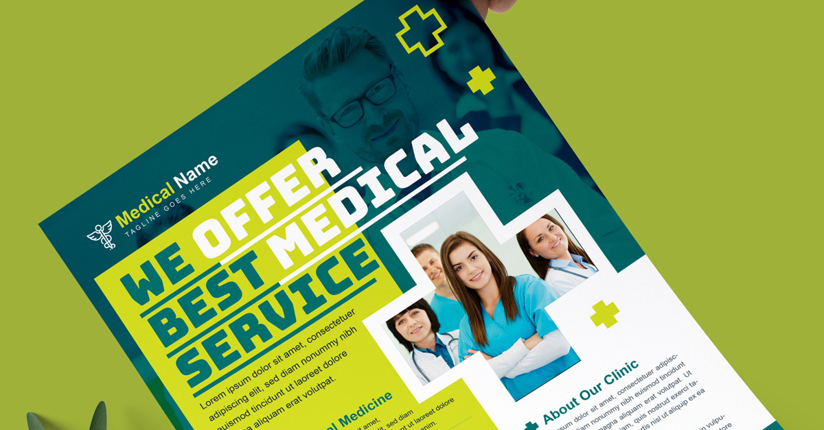 Professional Medical Service Flyer #373198 - TemplateMonster