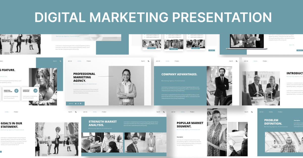 Agentciore - Marketing Agency Powerpoint Presentation Template