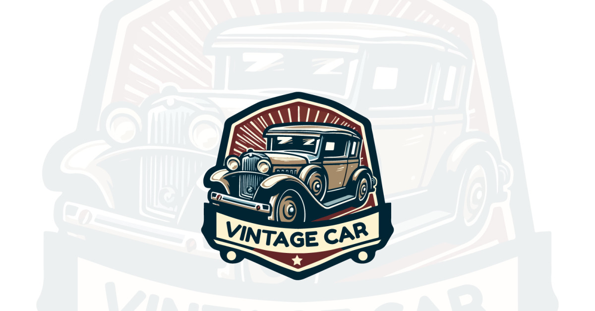 Vektor-Oldtimer-Logo-Design-Illustration - TemplateMonster