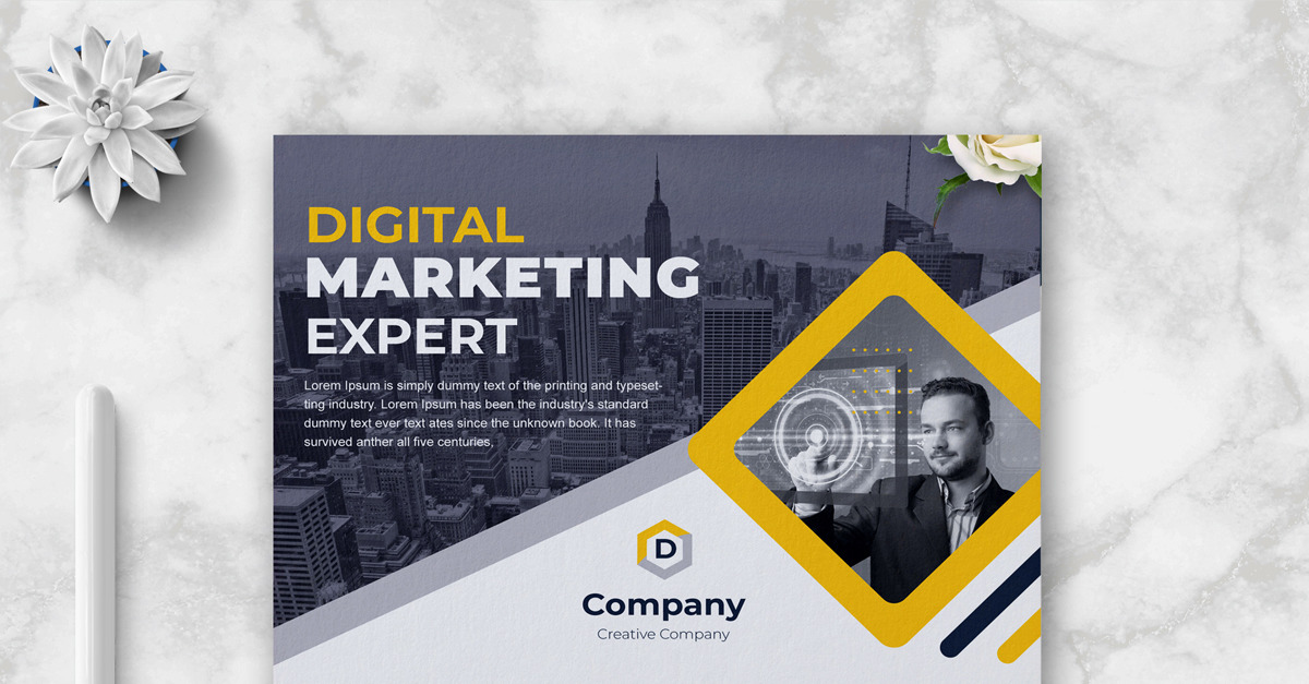 Business PRO Flyer Template #373438 - TemplateMonster