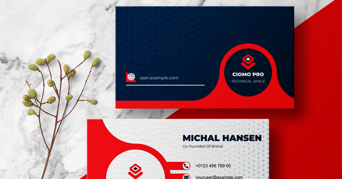 Professional Business Card Templates Layout - TemplateMonster