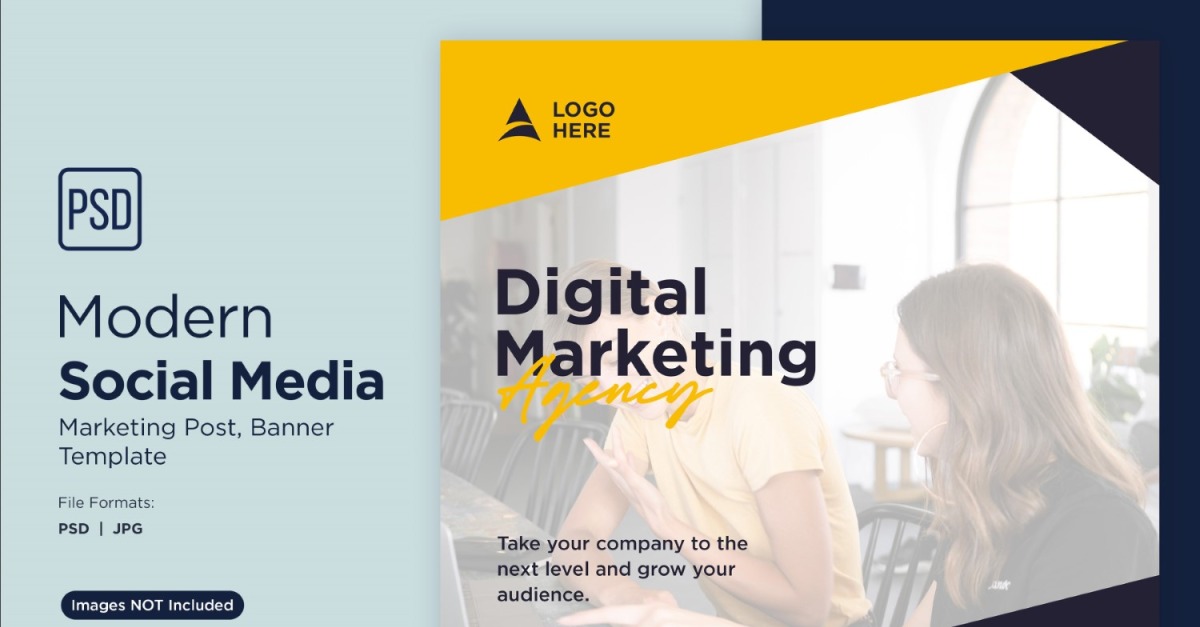 Digital Marketing Agency Business Banner Design Template 2.