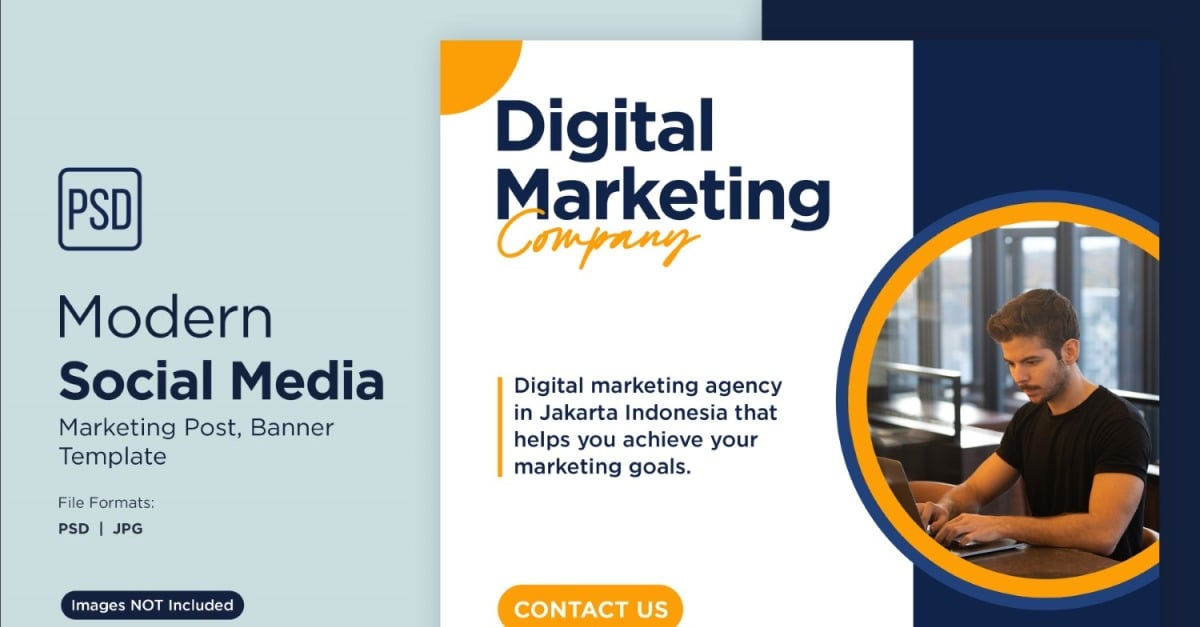 For the Growth of your Business Development Banner Design Template 2.