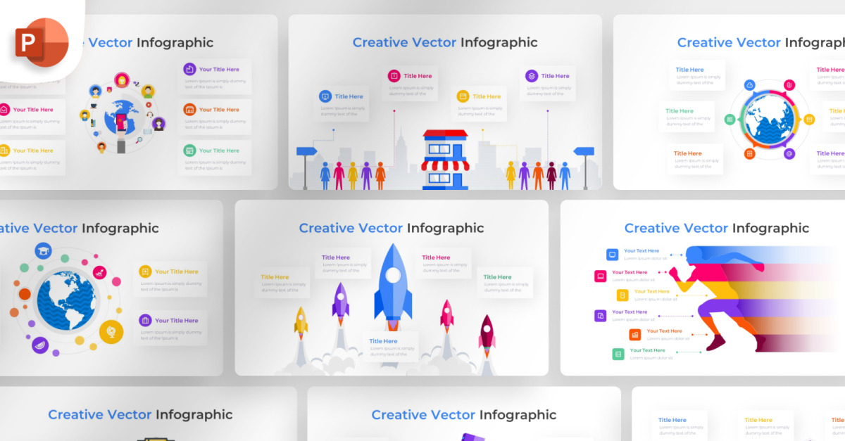 Creative Vector PowerPoint Infographic Template