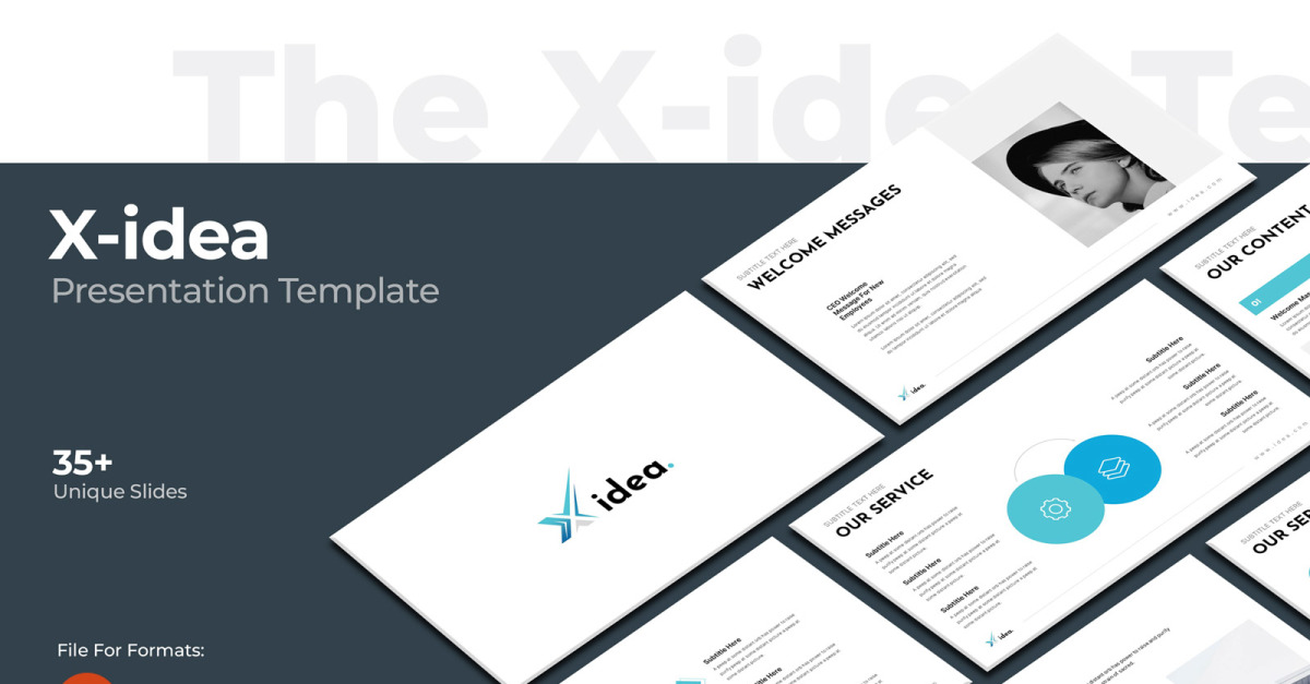 Le modèle PowerPoint de l'idée X - TemplateMonster