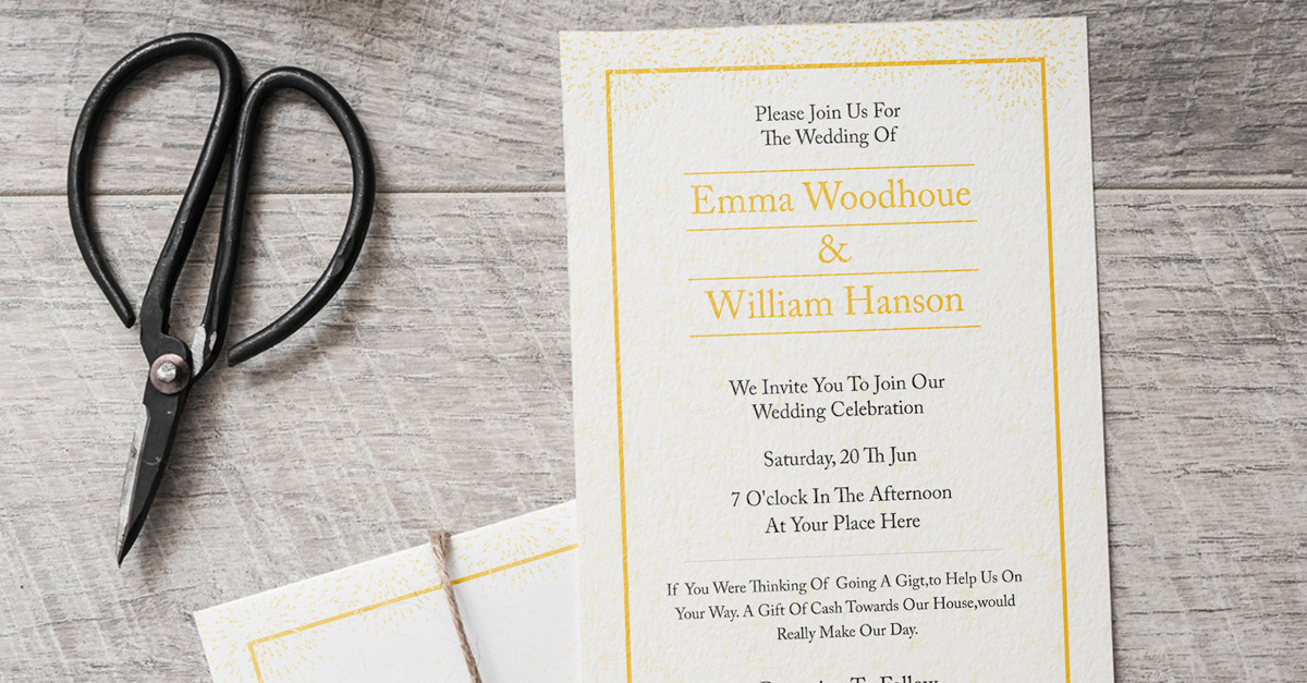 Invitation Card Design Template #373913 - TemplateMonster