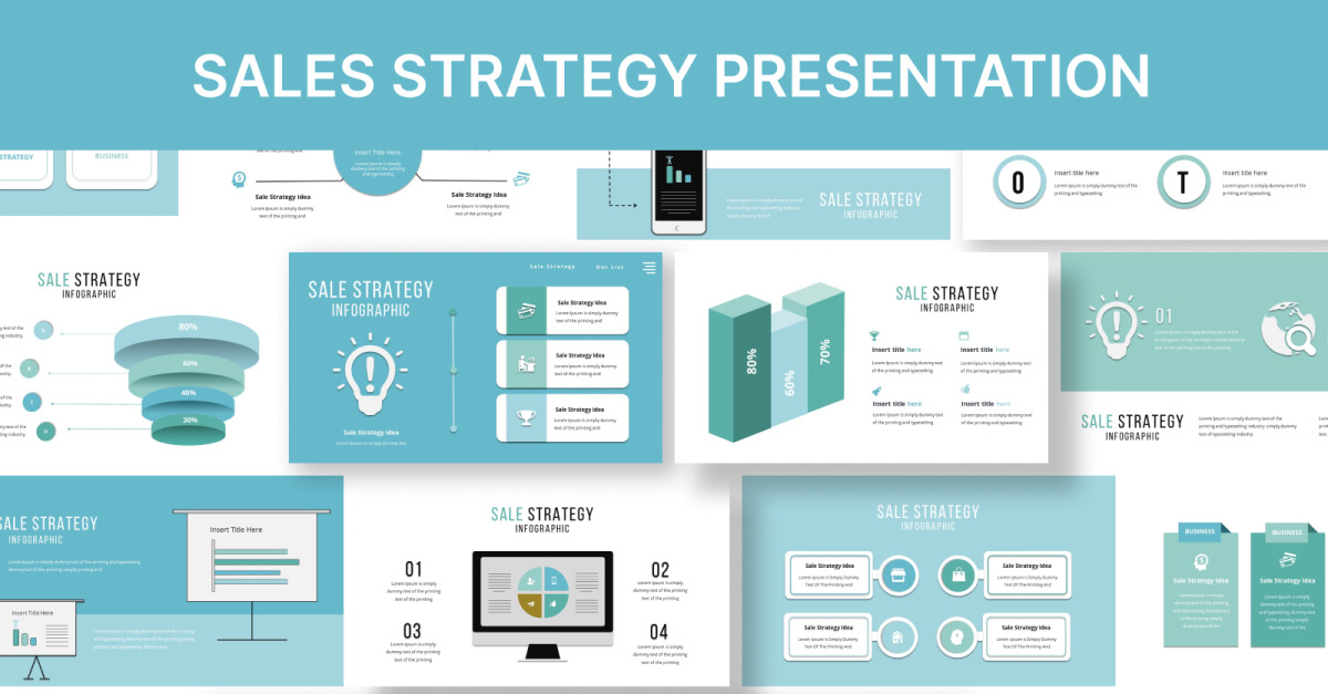 Sales Strategy Infographic Google Slides Template