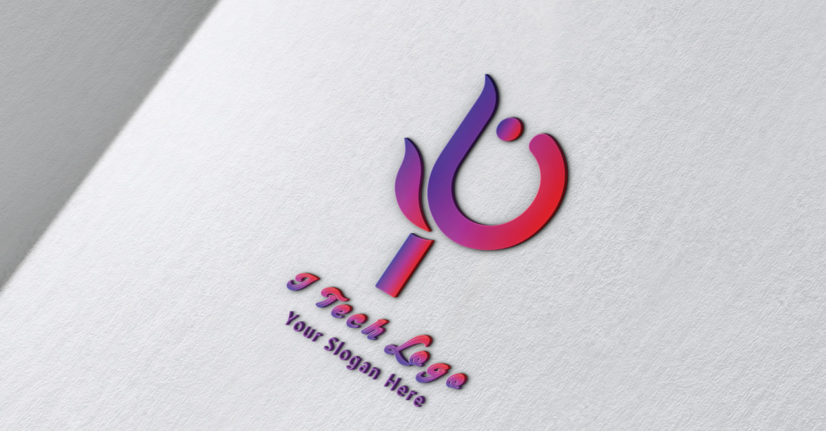 Trendy and Professional Letter I Tech Logo - TemplateMonster