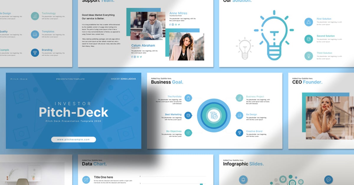Investor Pitch Deck Presentation Template - TemplateMonster