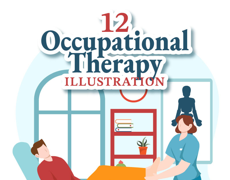 12 Occupational Therapy Illustration - TemplateMonster
