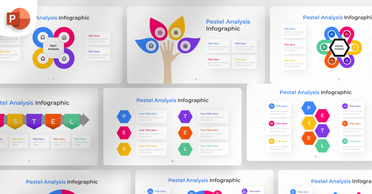 PESTEL Analysis PowerPoint Infographic Template