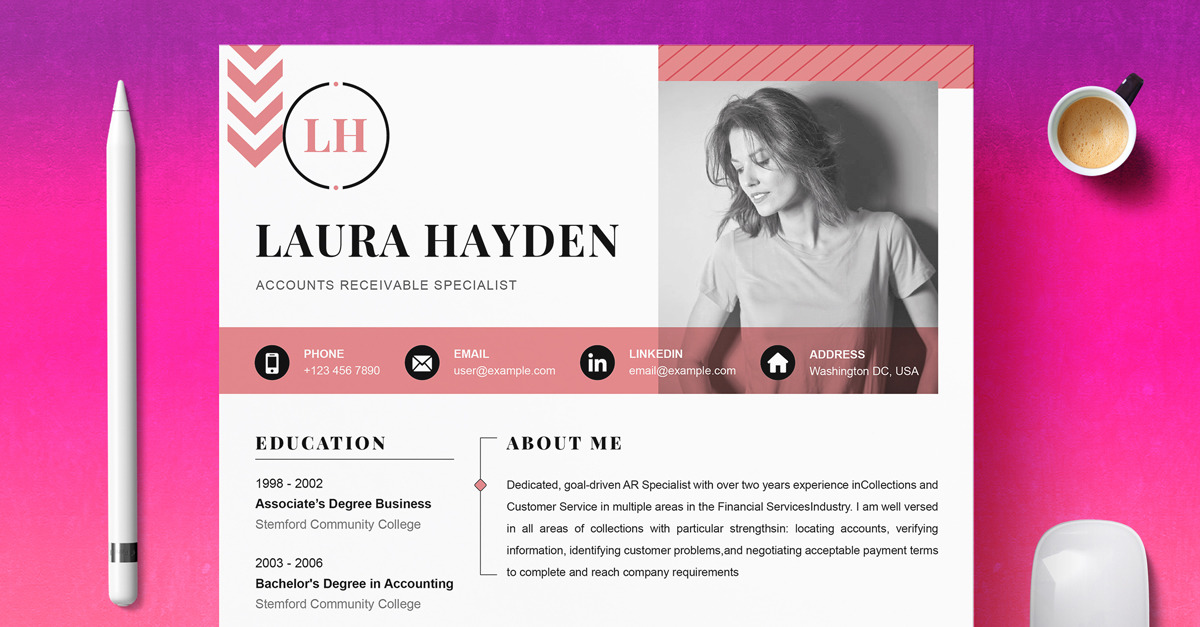 Resume Template | Modern & Creative Professional Resume Template for Word