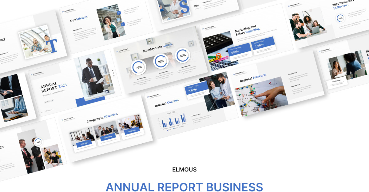 Annual Report - Business Powerpoint Presentation Template